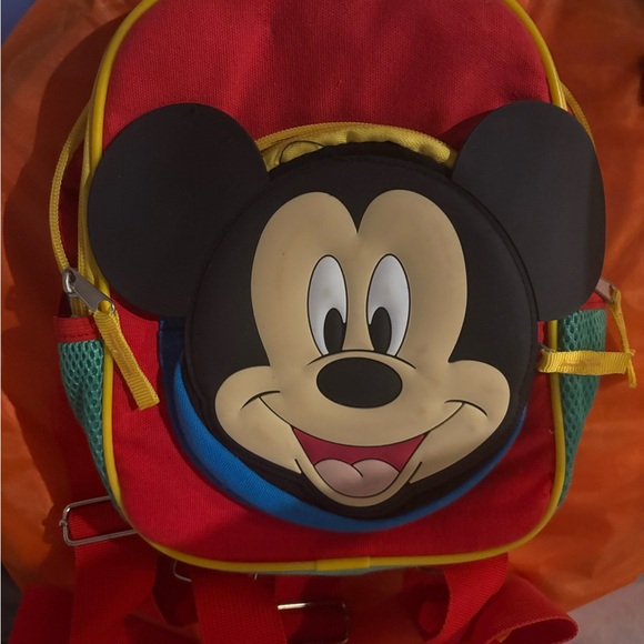Disney | Accessories | Disney Mickey Mouse Red And Yellow Bag | Poshmark